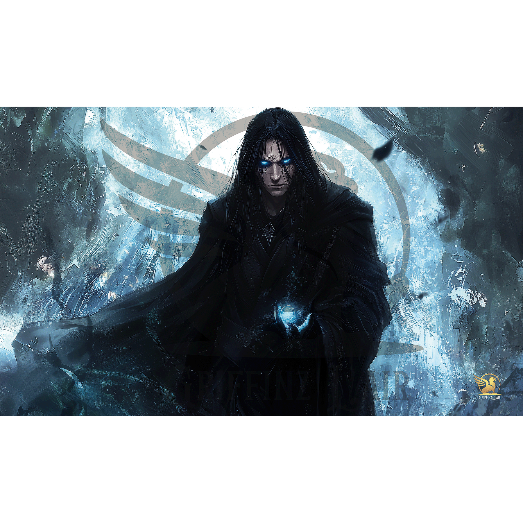 Druid's Stand Playmat 14 in x 24 in - High-Quality, Vibrant Colors wit ...